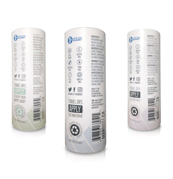 MANDUST® Family Powder 3-Pack – MANDUST INC.